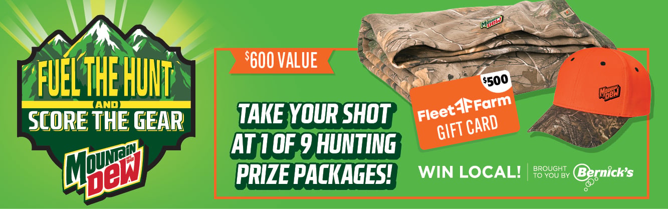 Mountain Dew Hunting Program Sweepstakes 2025